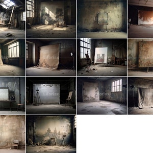 14 Old Master Photography Studio Background, Vertical Portrait ...