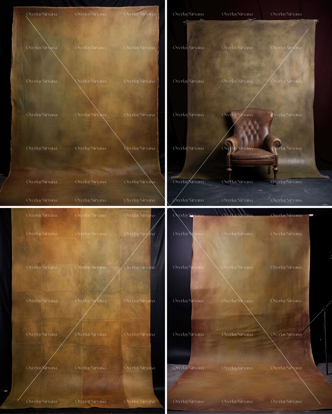 24 Fine Art Hand Painted Canvas Digital Backdrops, Portrait Maternity ...