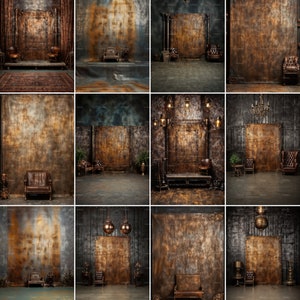 Old Rusty Metallic Backdrops, Vintage Metal Background, Old Master ...