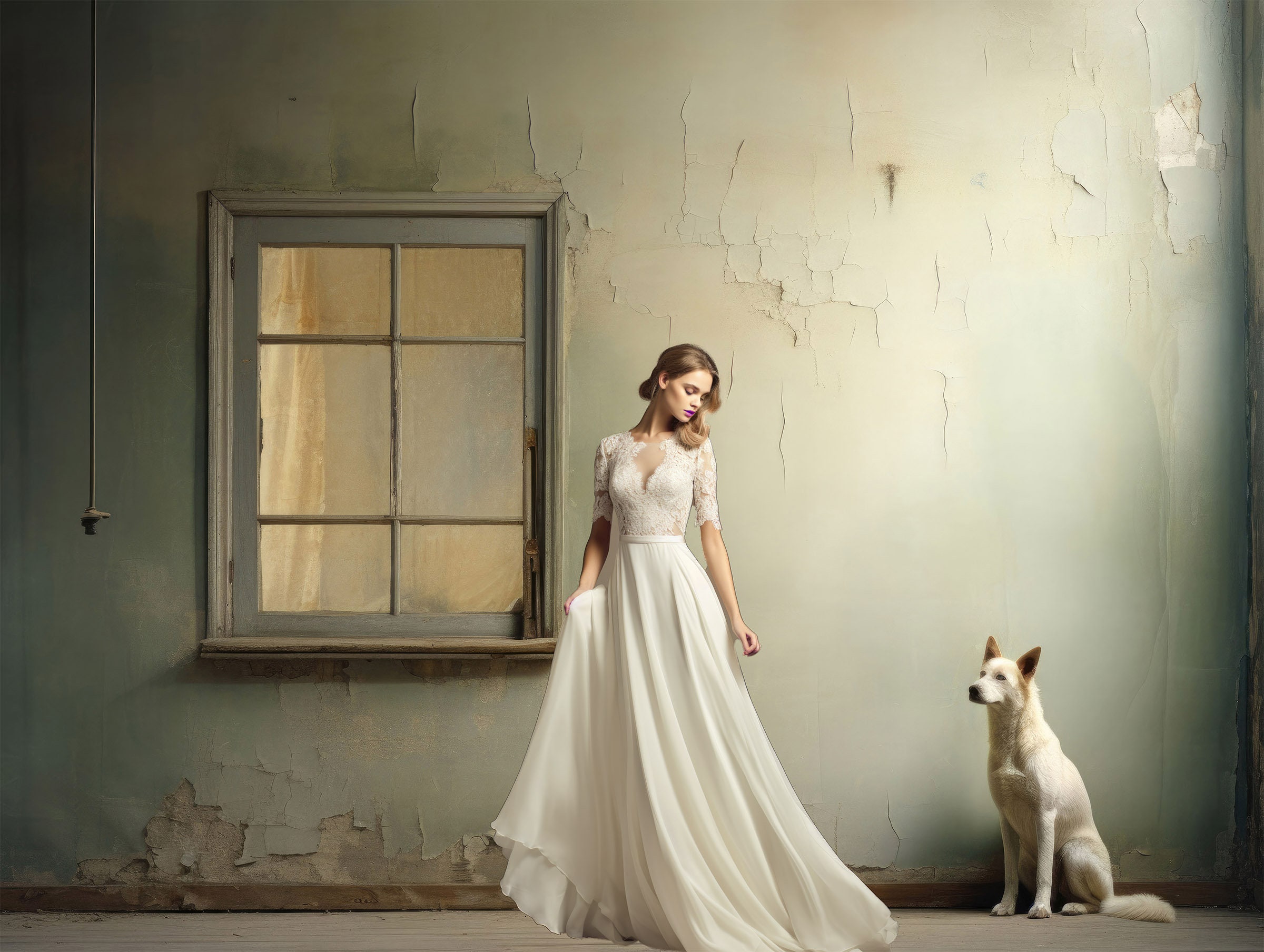 13 Vintage Studio Backdrops With Dogs Photography Background, Portrait ...