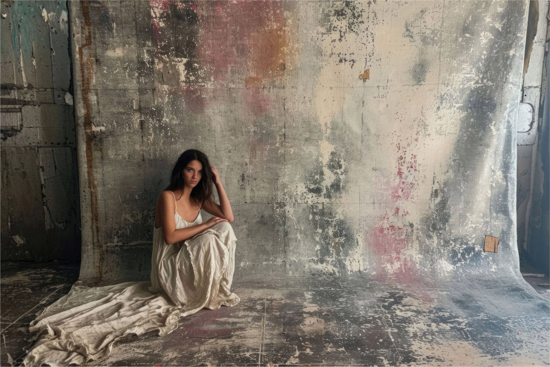 Old Style Photography Studio Canvas Digital Backdrops for Portrait and ...