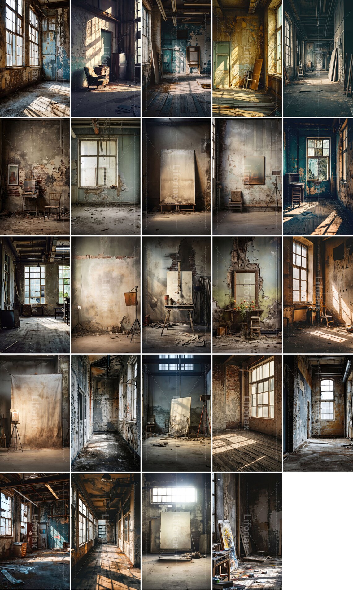 24 Old Master Photography Studio Background, Vertical Portrait ...