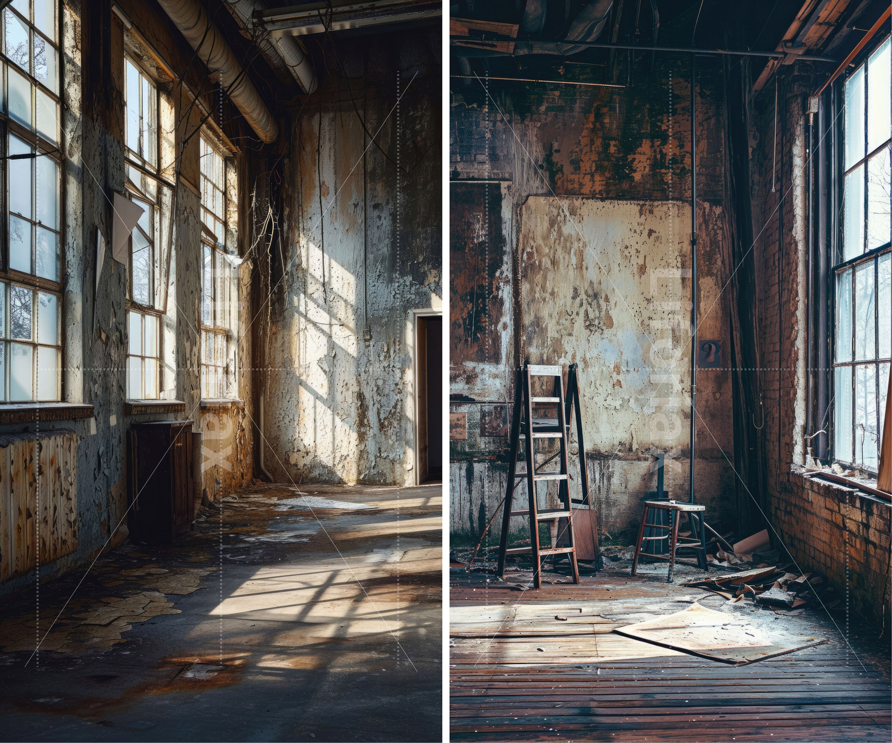 12 Old Master Photography Studio Background, Vertical Portrait ...