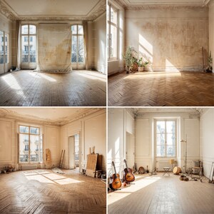 16 Modern Apartment Studio Photography Backdrop, Portrait Background ...