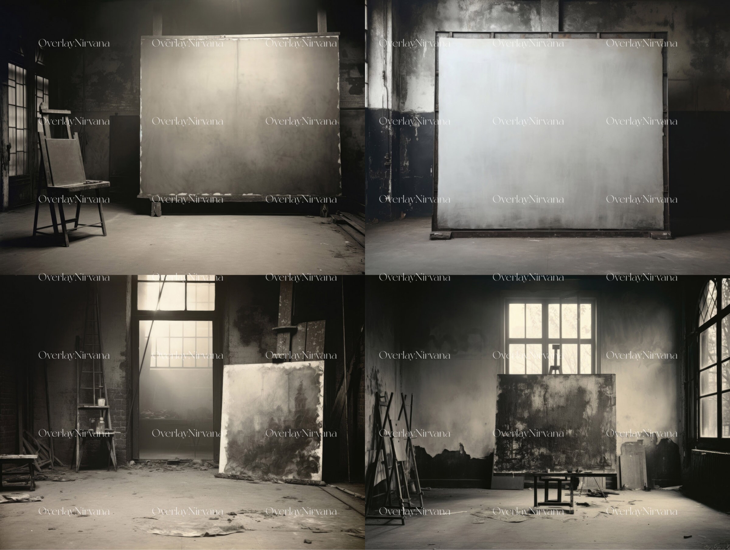 17 Old School Background, Portrait Studio Master Backdrop Vertical ...