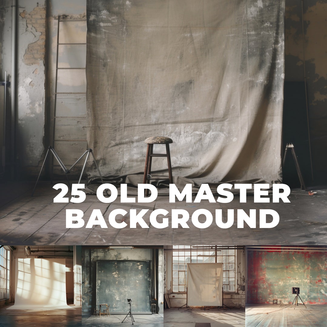 25 Old Master Photography Studio Background, Vertical Portrait ...
