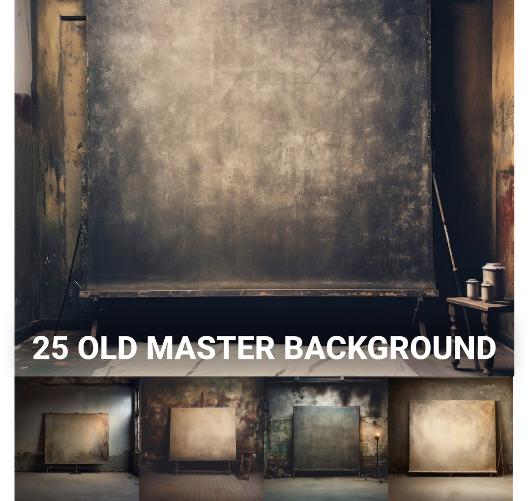 25 Old Master Photography Studio Background, Vertical Portrait ...