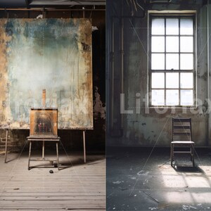 24 Old Master Photography Studio Background, Vertical Portrait ...