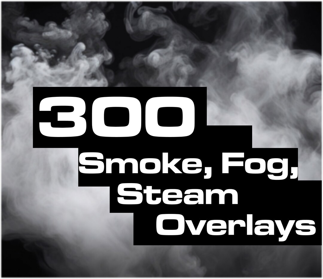 Smoke Overlay, Fog Overlay, Steam Smoke Overlay Cloudy Smoke Overlay ...