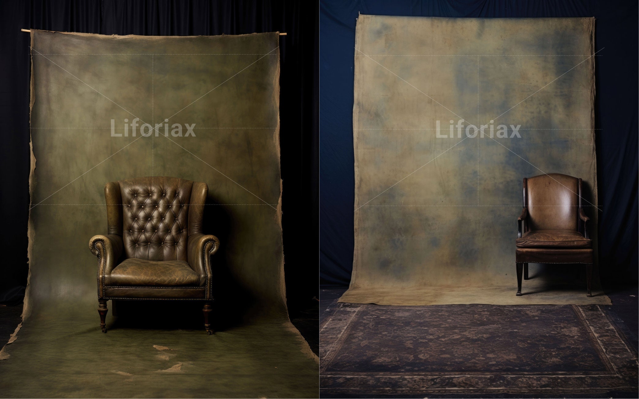 34 Old Master Studio Background Canvas, Vertical Portrait Background ...