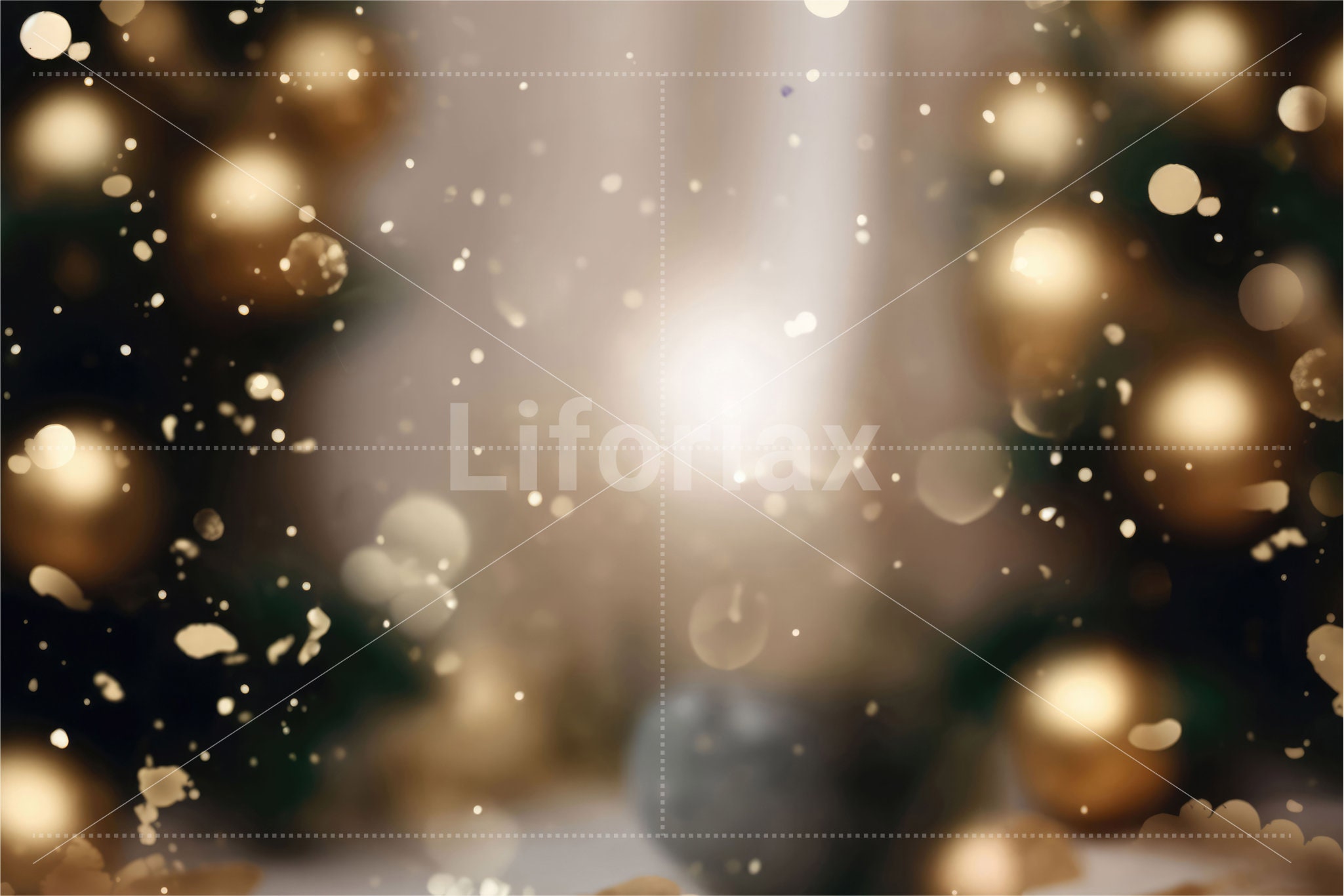 Gold Christmas Bokeh Digital Background Festive Christmas - Etsy