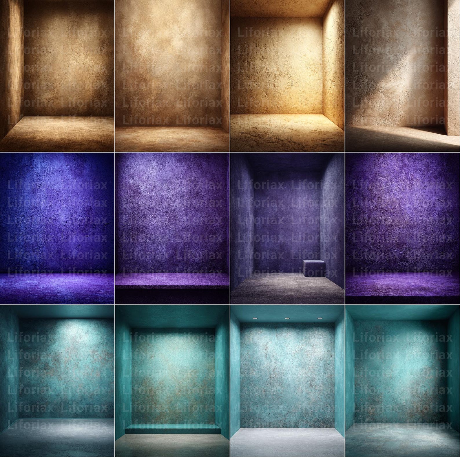 40 Vertical Gallery Canvas Backgrounds • Rich Fine-art Photoshop ...