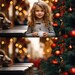 Gold Christmas Bokeh Digital Background Bundle Festive Christmas ...