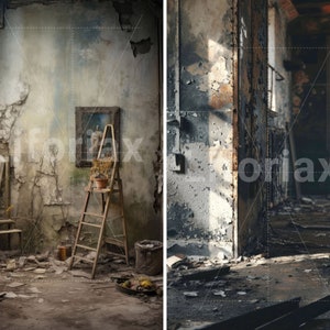 24 Old Master Photography Studio Background, Vertical Portrait ...