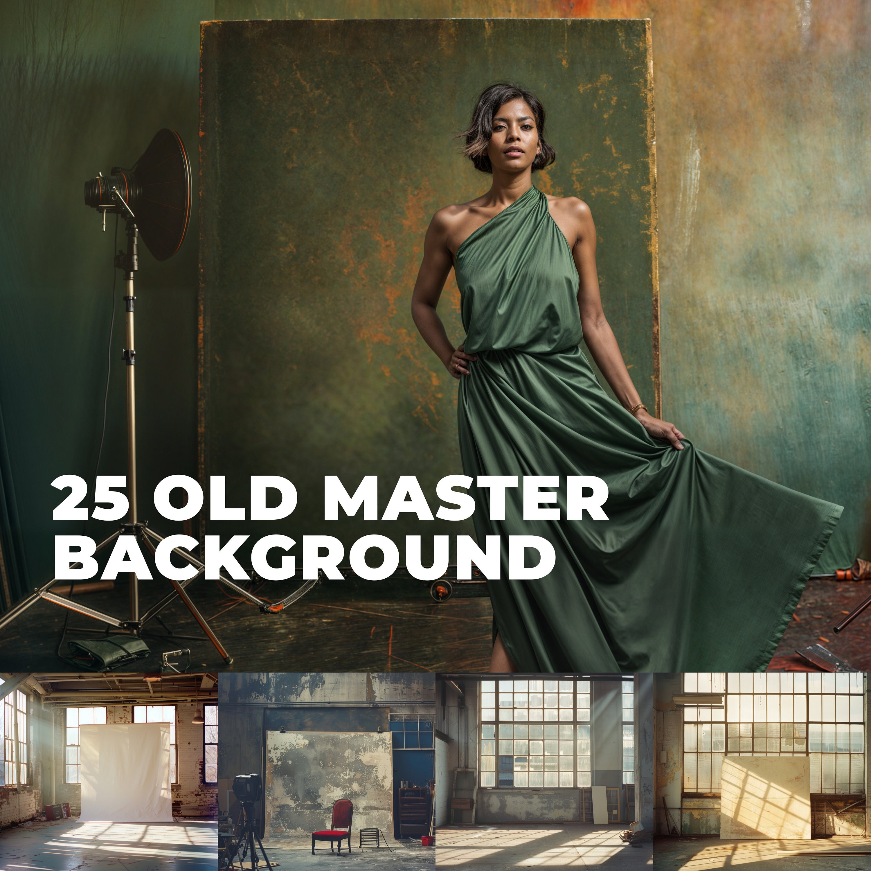 25 Old Master Photography Studio Background, Vertical Portrait ...