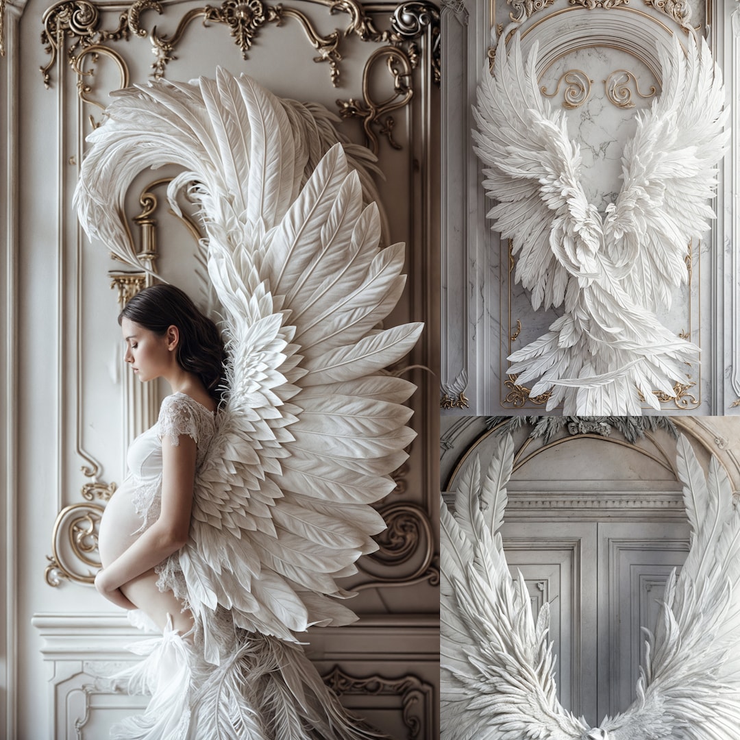 Maternity Backdrops Angel Wings Backdrops, Studio Backdrops Maternity ...