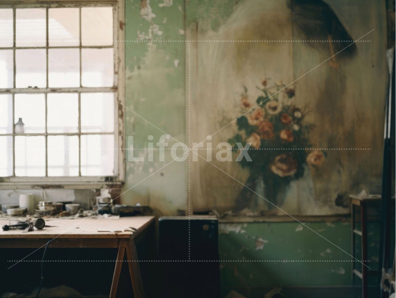 Old Style Photography Studio Digital Backdrops for Portrait and ...