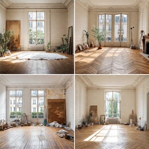16 Modern Apartment Studio Photography Backdrop, Portrait Background ...