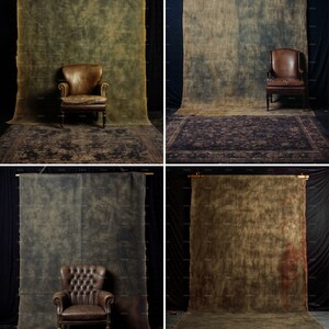 Composite Old Master Photography Studio Background, Vertical Portrait ...