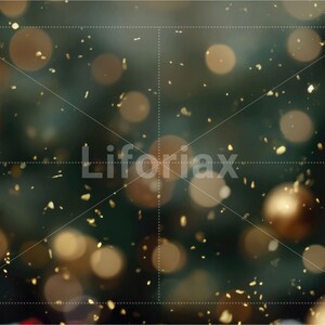 Green Christmas Bokeh Digital Background Festive Christmas Composite ...