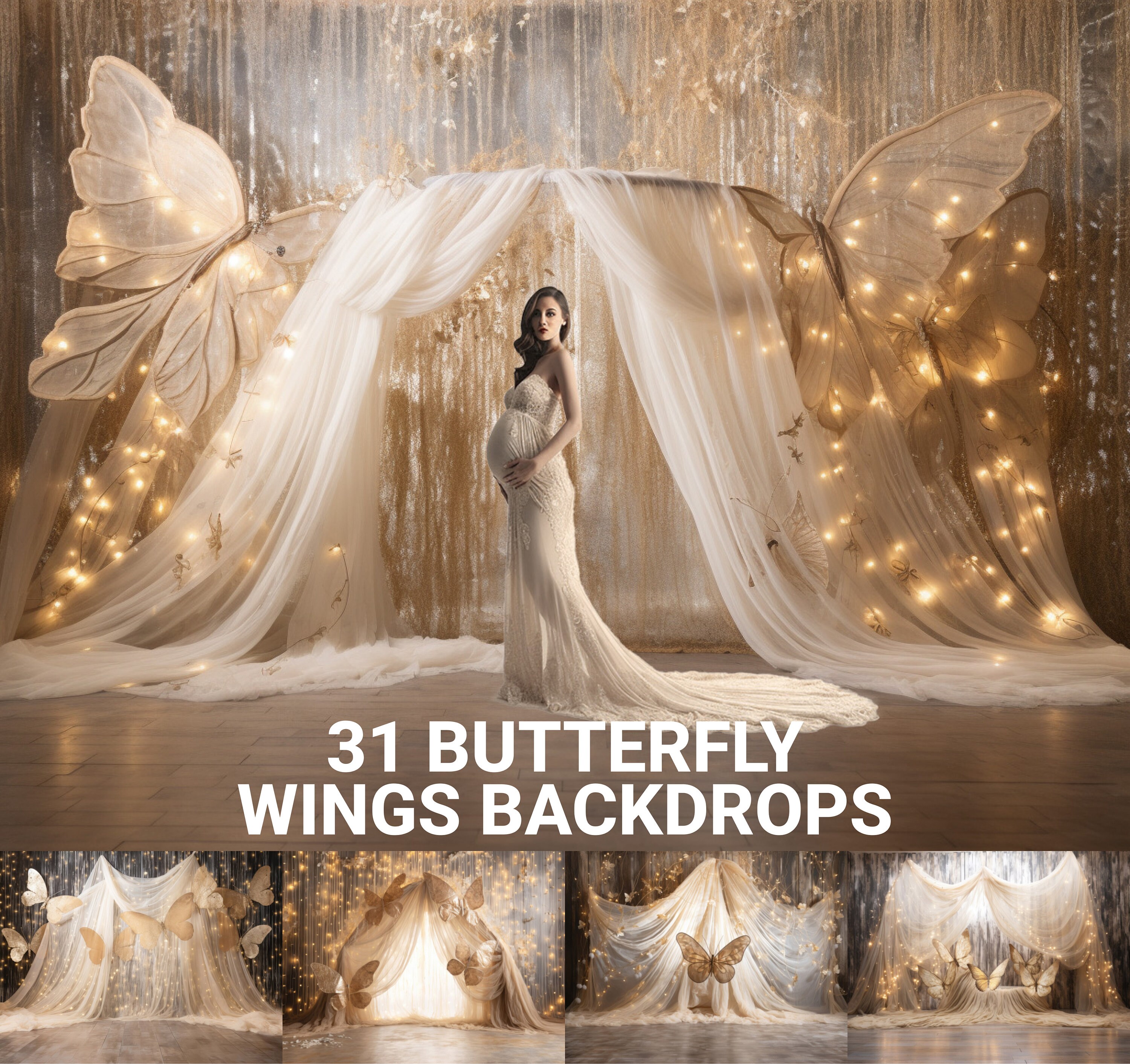 Wing Backdrop Digital Butterfly Wings Backdrop Flying Fabric - Etsy