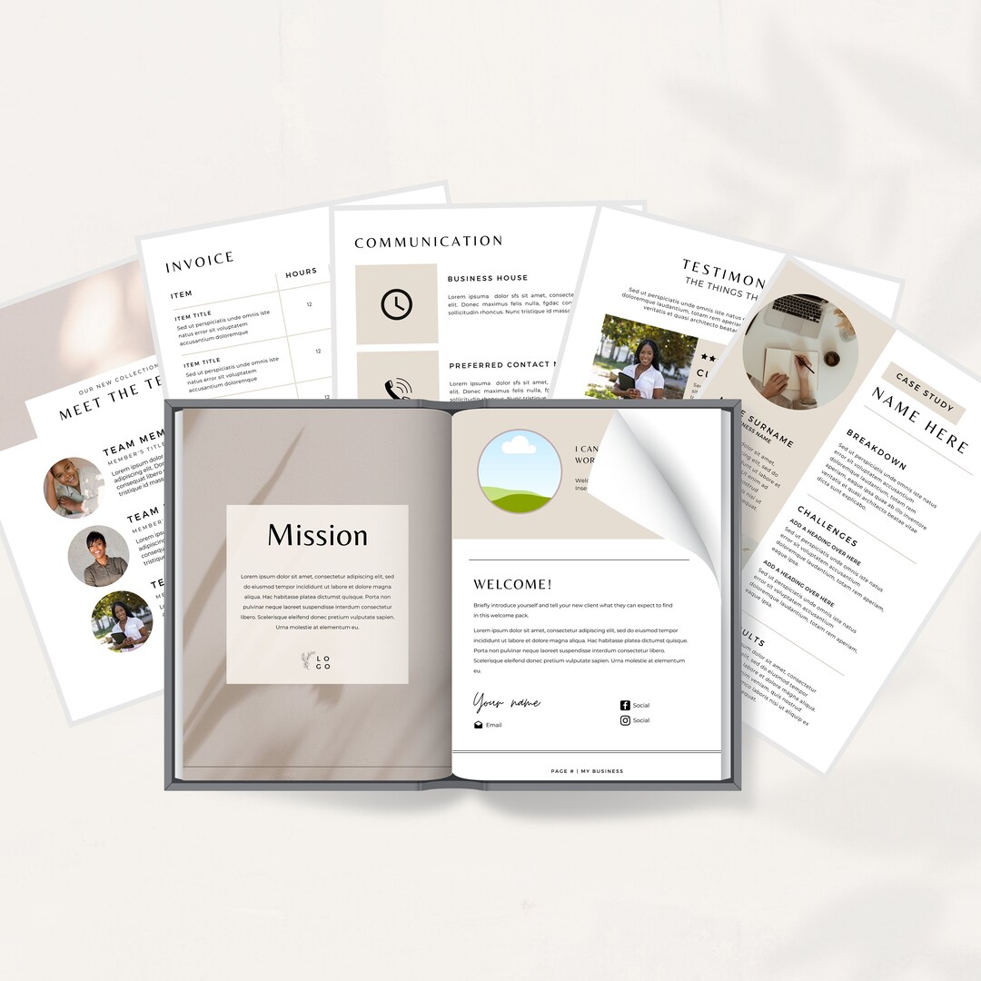 Client Welcome Packet Proposal Template Virtual Assistant Welcome Pack ...