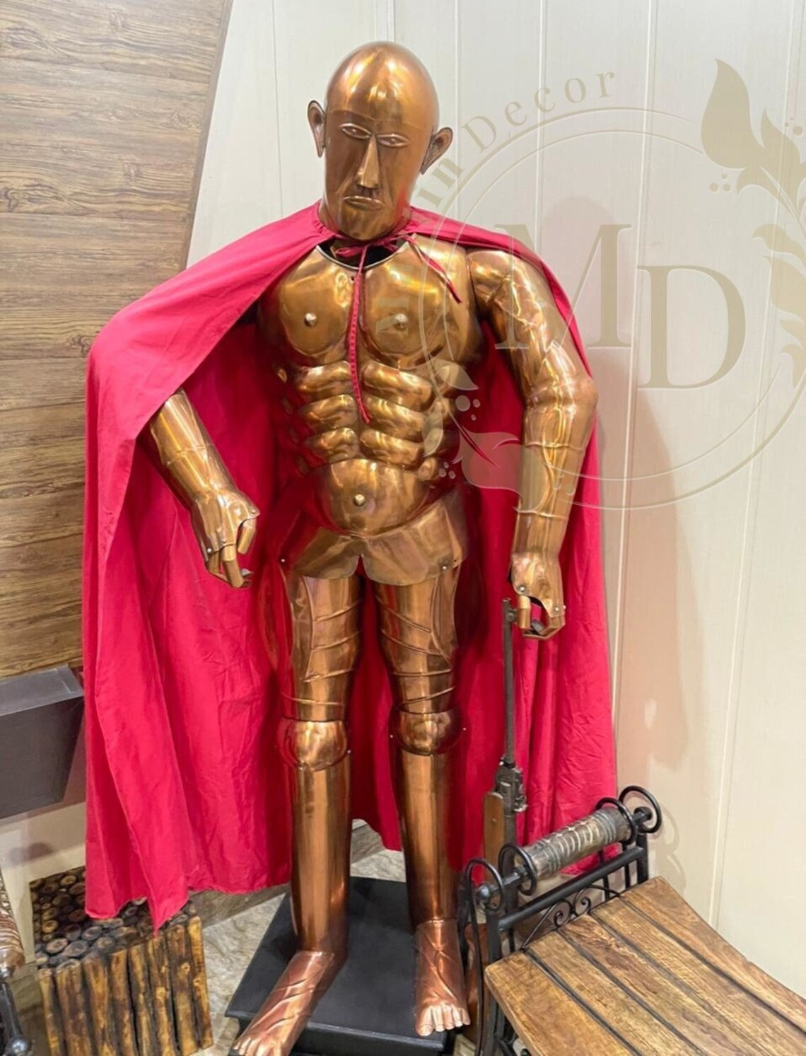 Handcrafted Medieval German Gothic Full Body Suit of Armor Larp 15th ...