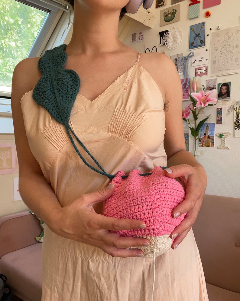 Radish Drawstring Bag Crochet Pattern | Beginner Level - Etsy