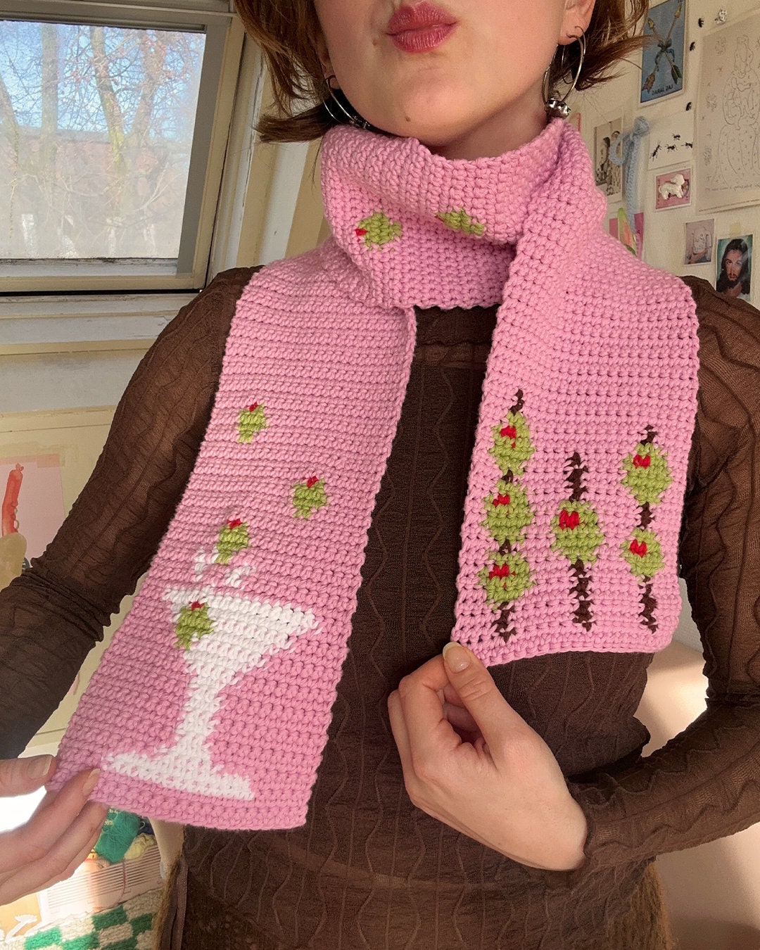 PDF Dirty Martini Scarf Crochet Pattern | Cute Intermediate Project ...
