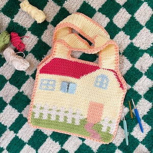 House Bag Crochet Pattern | Beginner Level - Etsy