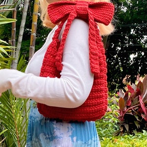 Big Bow Crochet Bag Pattern: Tote, Messenger, Laptop (PDF Pattern) - Etsy