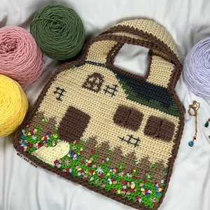 PDF House Bag Crochet Pattern | Cute Advanced Beginner Project | Tote ...