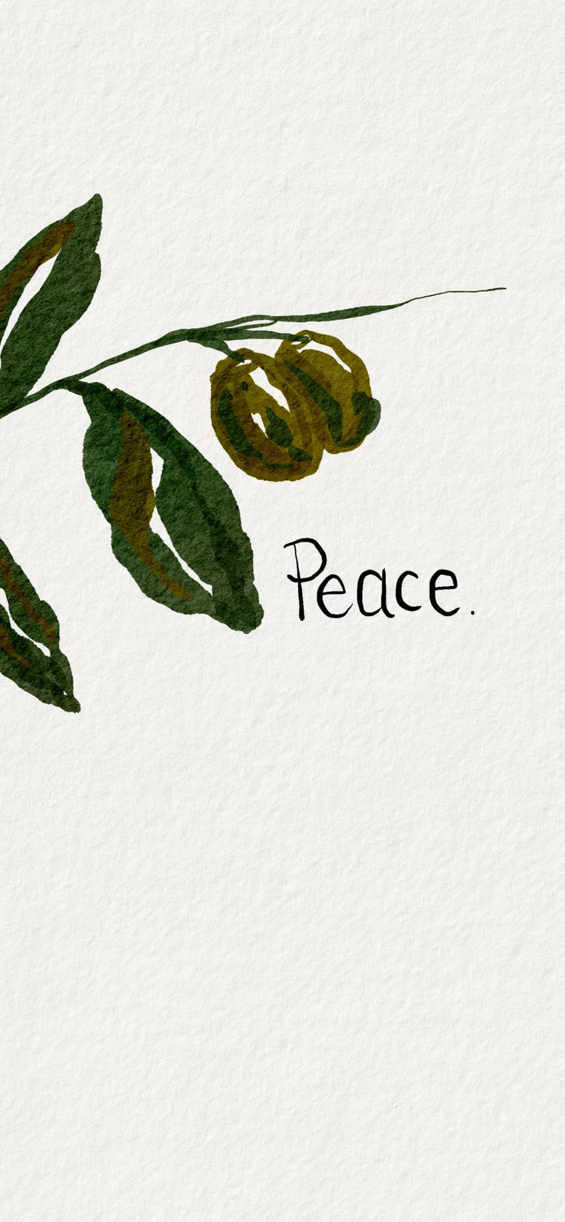 Olive Branch Peace Print Digital Download Olive Branch - Etsy
