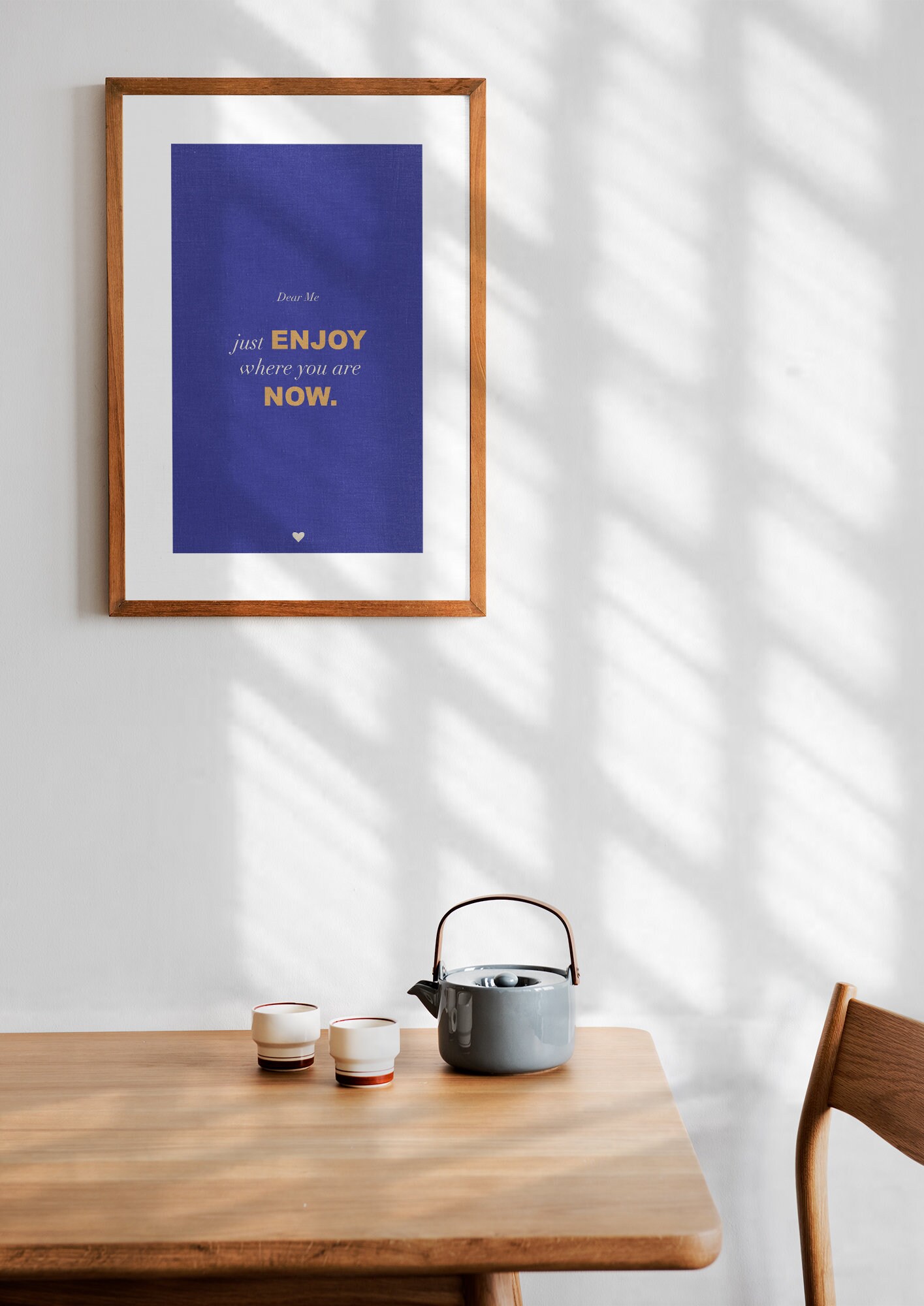 Dear Me Blue Aesthetic Inspirational Quote Printable Poster - Etsy