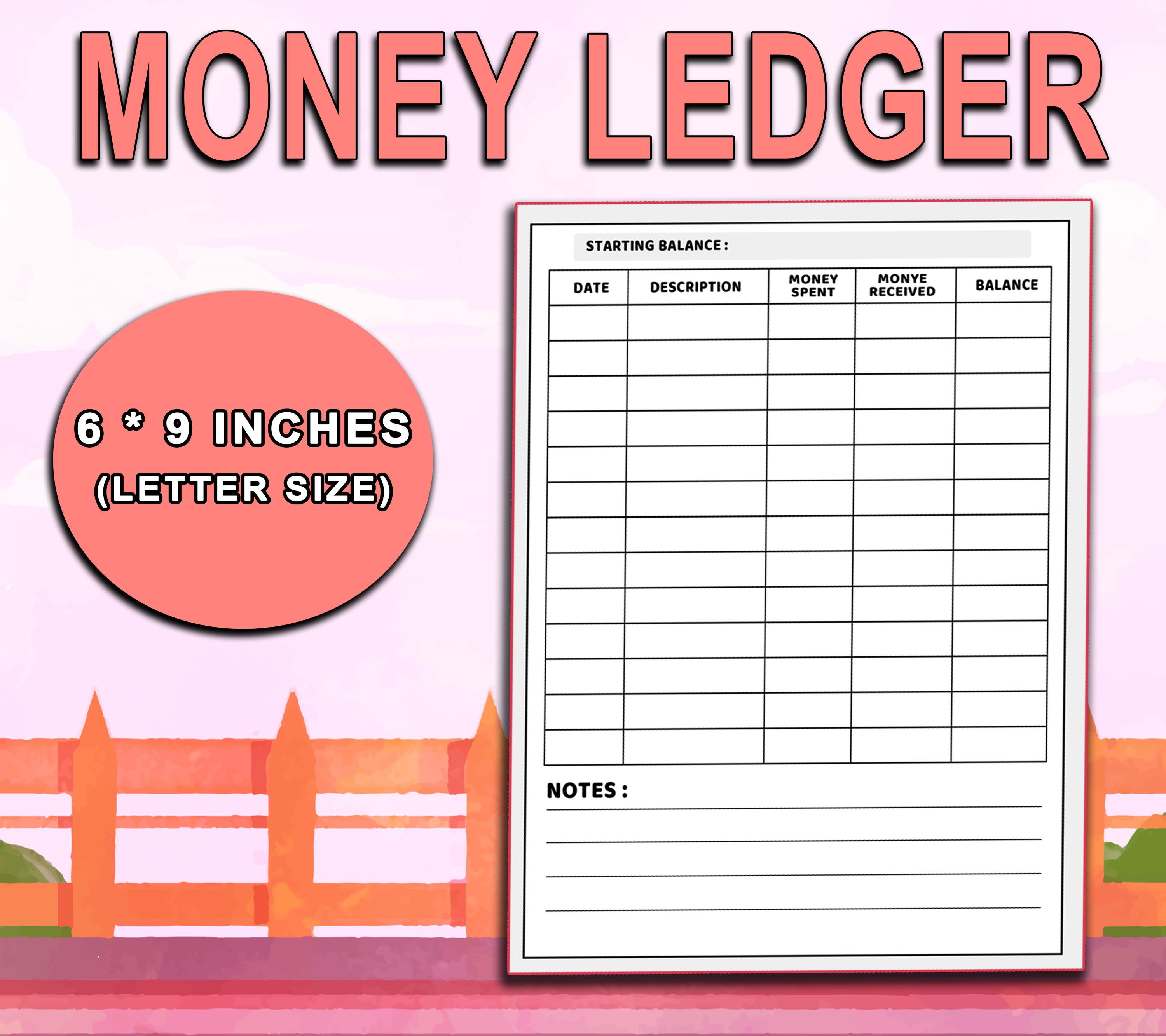 Kids Money Ledger: Printable Savings Tracker (PDF) - Etsy