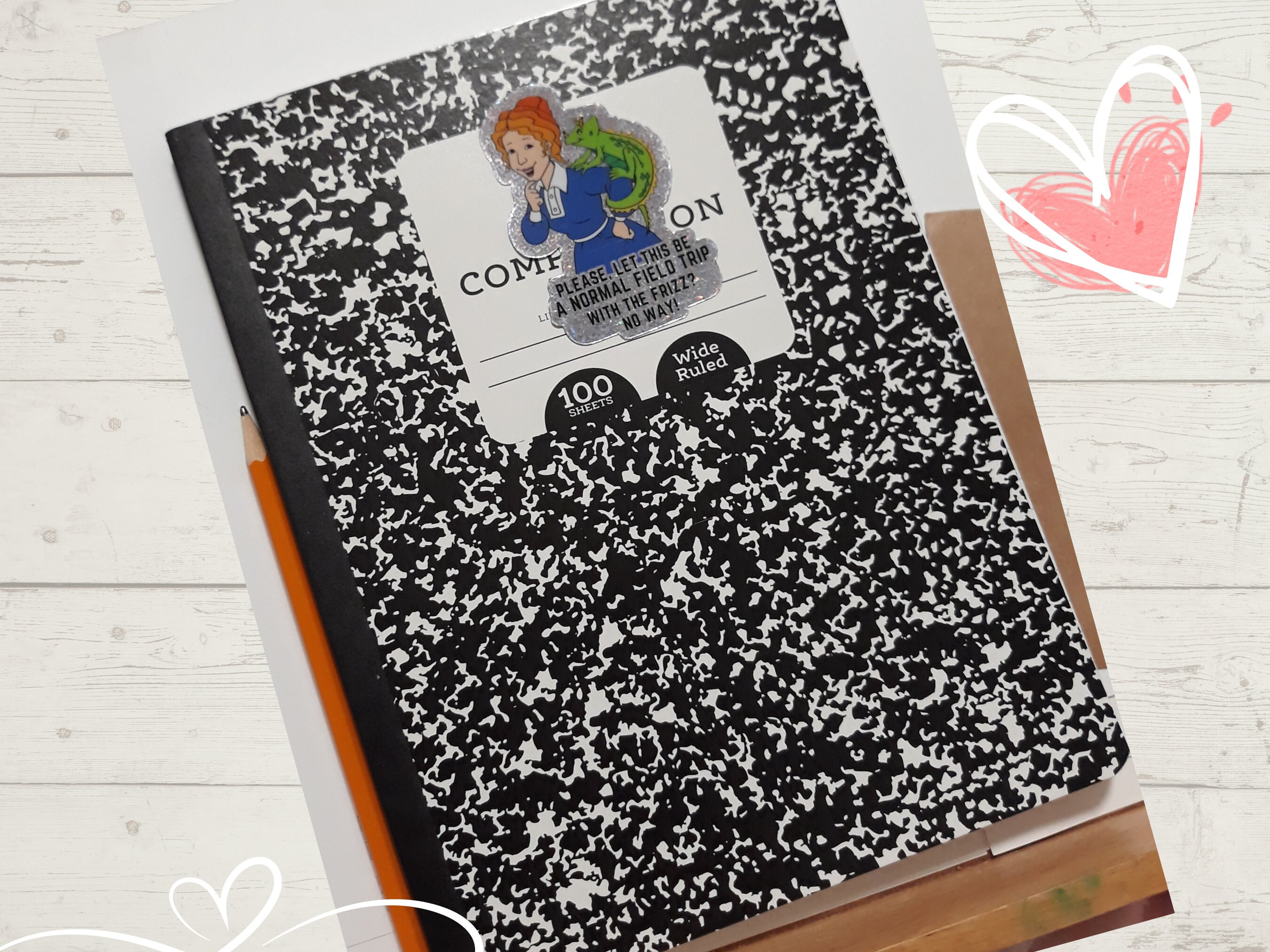 Magic School Bus Sticker, Miss Frizzle,back to School Sticker, Cute Ms ...