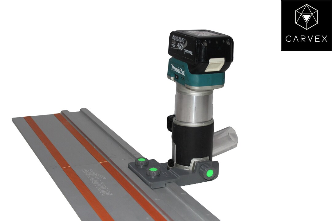 Makita 18V DRT50 Cordless Router Track Adapter for Evolution Track ...