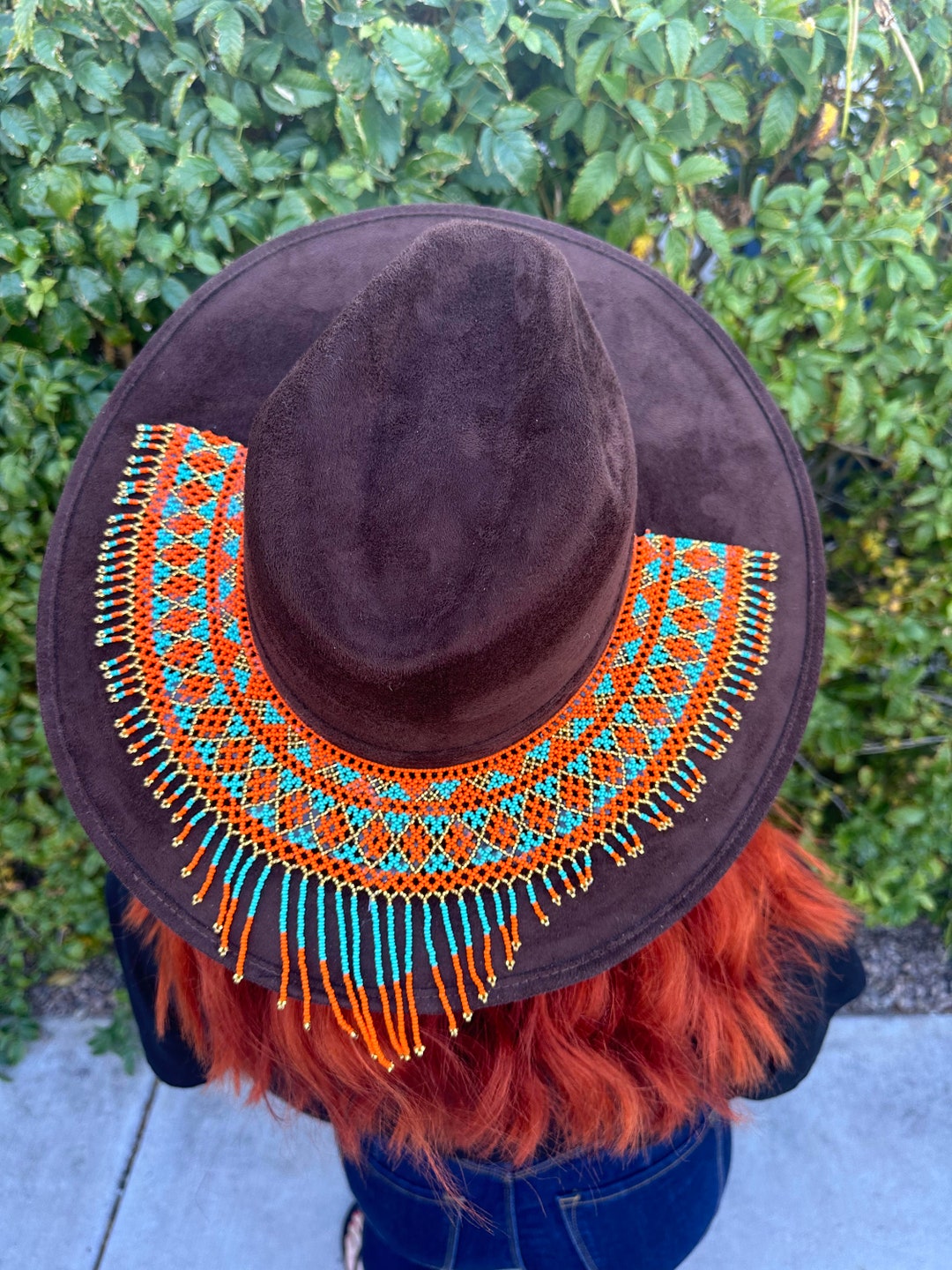 Beaded Cowgirl Hat, Western Hat, Cowboy Hat, Native Hat, Sombrero - Etsy