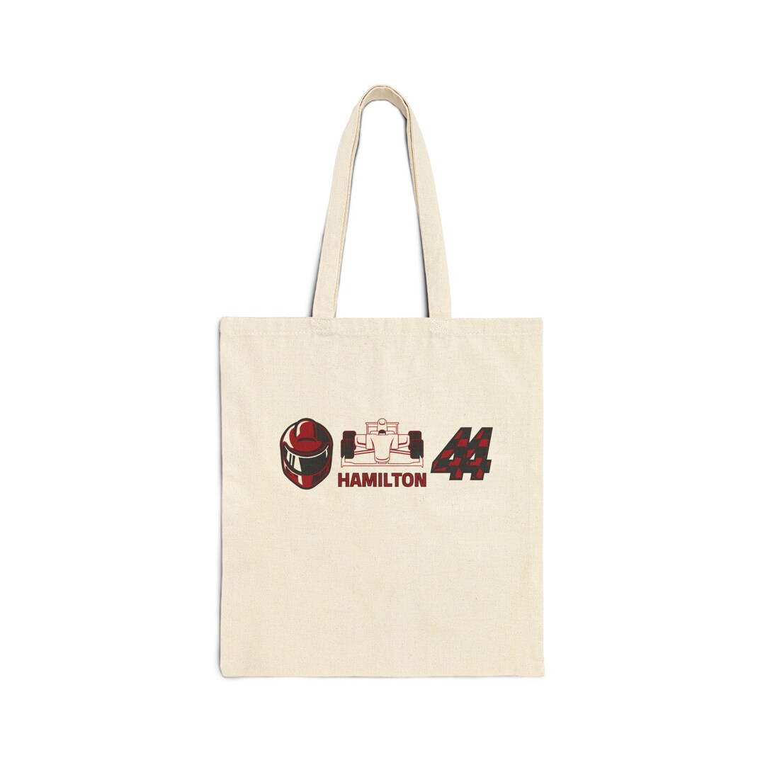 Lewis Hamilton Formula 1 Gift Canvas Tote Bag, F1 Merch, Gifts for ...