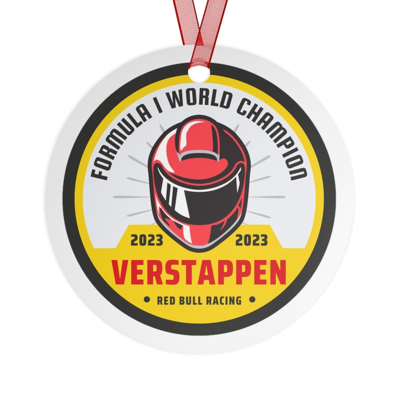 Formula 1 Christmas Ornament, Verstappen, F1 Christmas Ornament ...