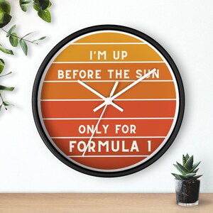 Formula 1 f1 Grand Prix Race Tracks Wall Clock Racing Wall Clock F1 ...