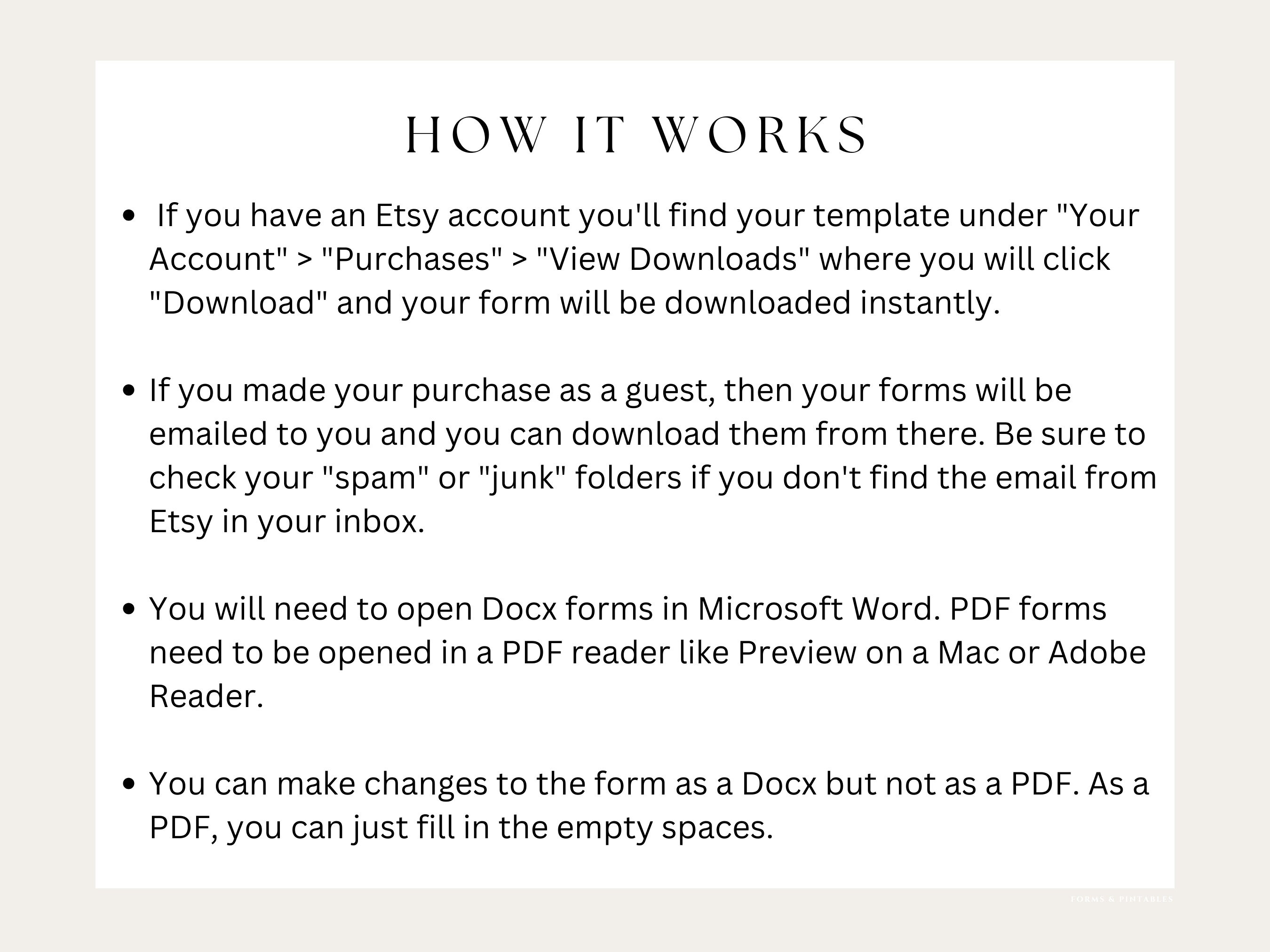Living Will Form | Health Care Directive | Advanced Directives Form | U ...