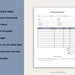 Contractor Invoice Template | Editable in MS WORD | Printable PDF ...