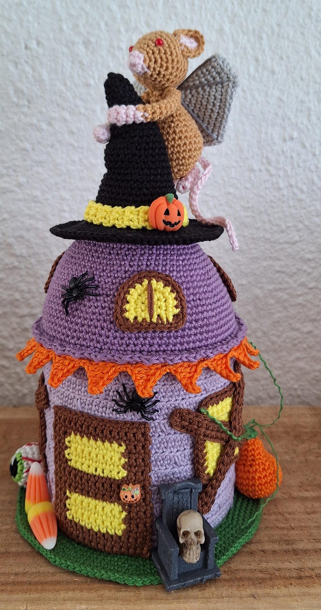 Crochet Pattern PDF: Halloween Mouse House - Pattern ONLY - English ...