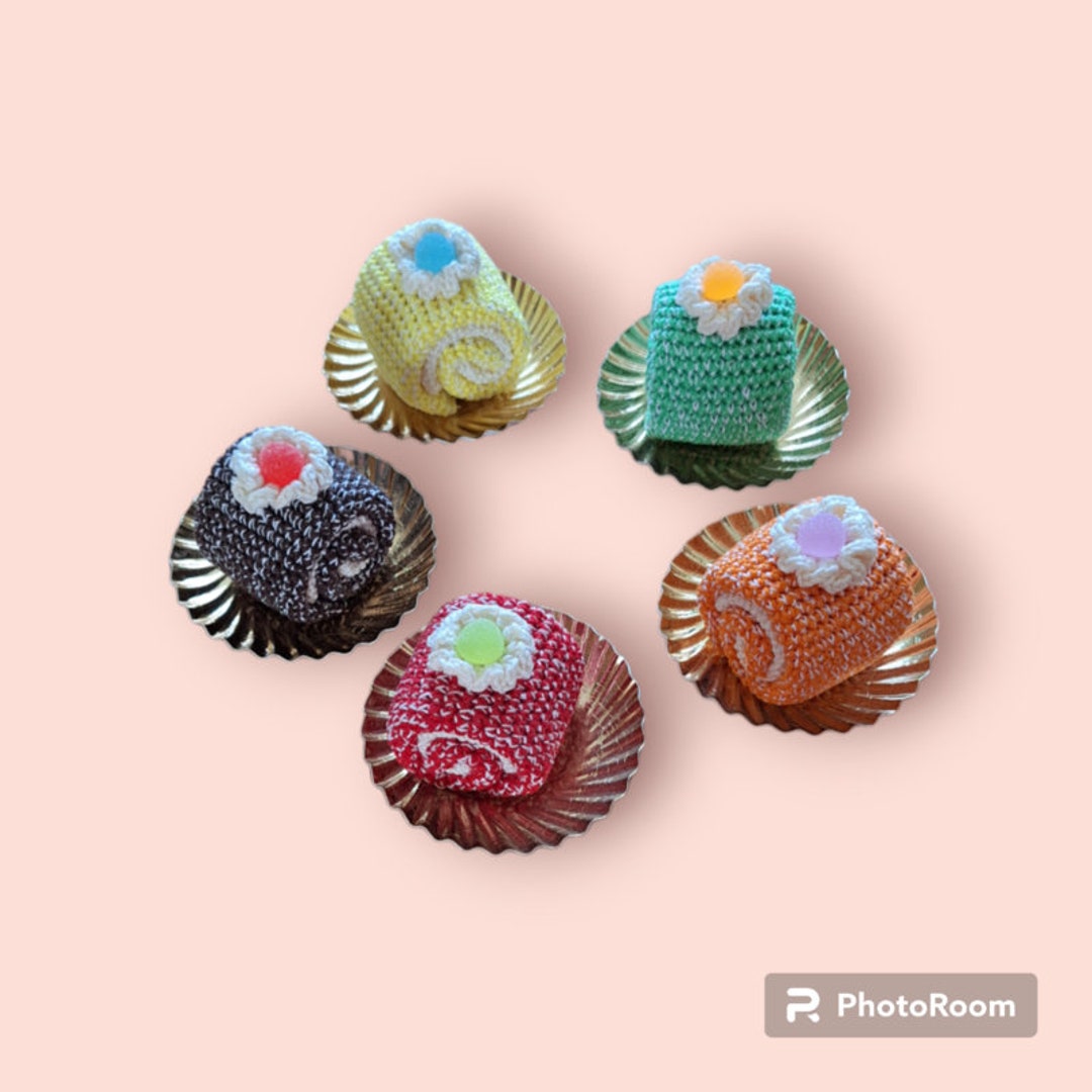 PDF Pattern Crochet: Roll Pastries With Coconut Pattern ONLY English ...