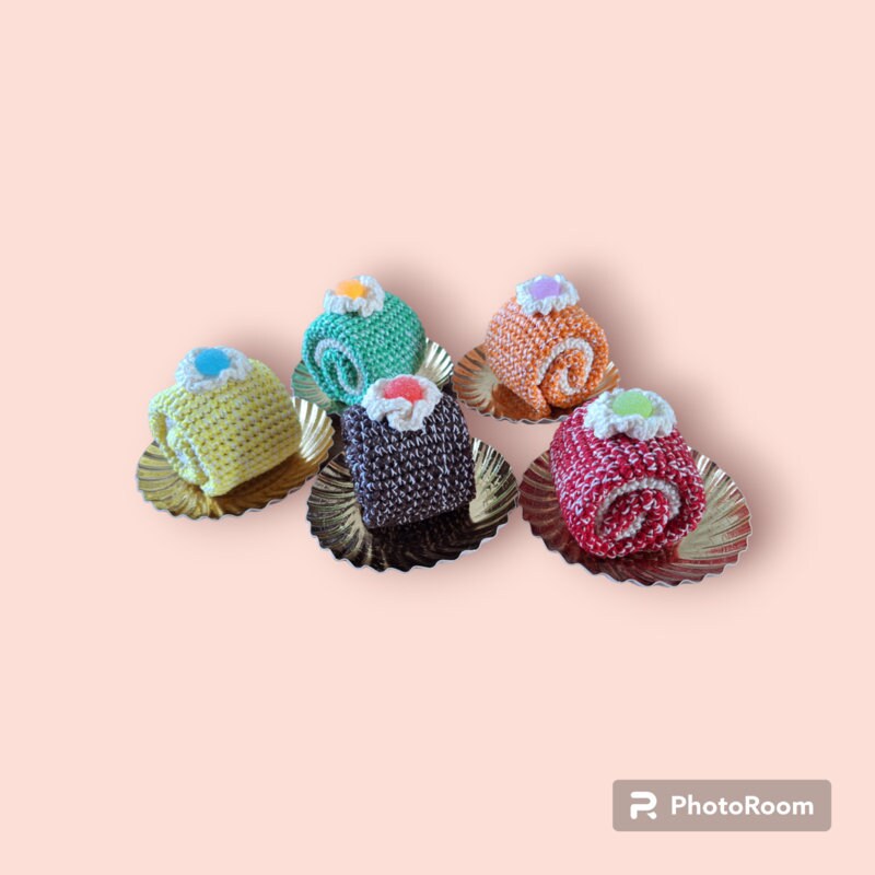 PDF Pattern Crochet: Roll Pastries With Coconut - Pattern ONLY ...