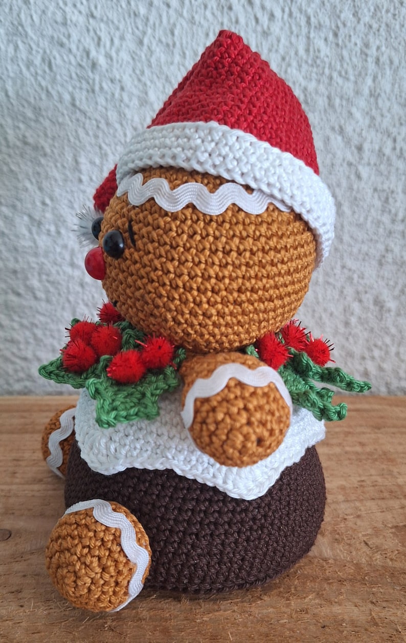 Crochet Pattern PDF: Gingerbread Christmas Pudding - Pattern ONLY ...