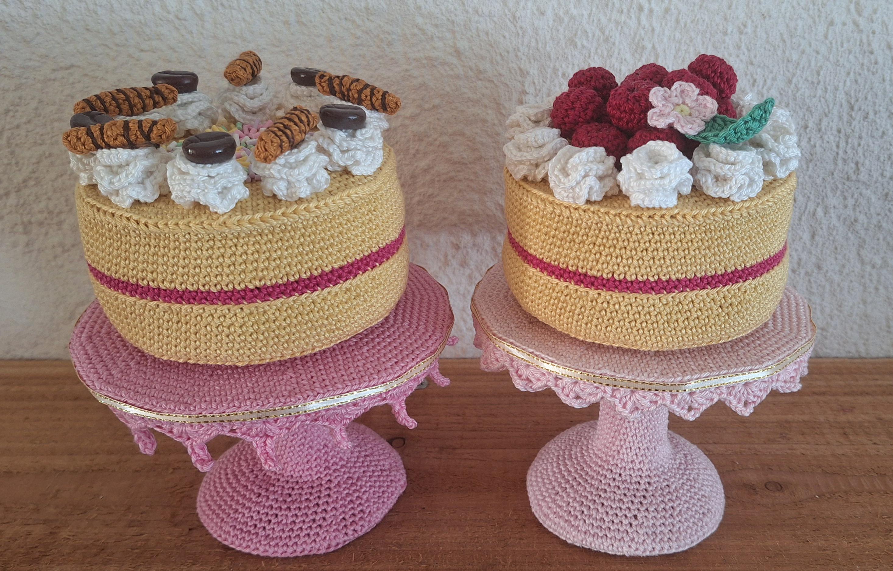 PDF Pattern Crochet: Whipped Cream Dots Cake - Pattern ONLY - English ...