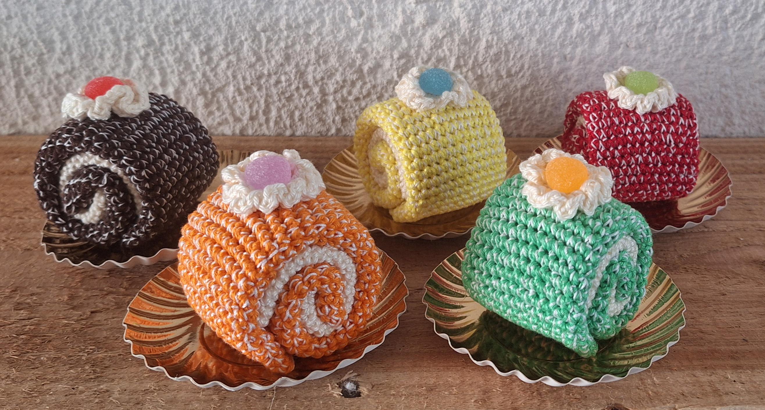 PDF Pattern Crochet: Roll Pastries With Coconut - Pattern ONLY ...