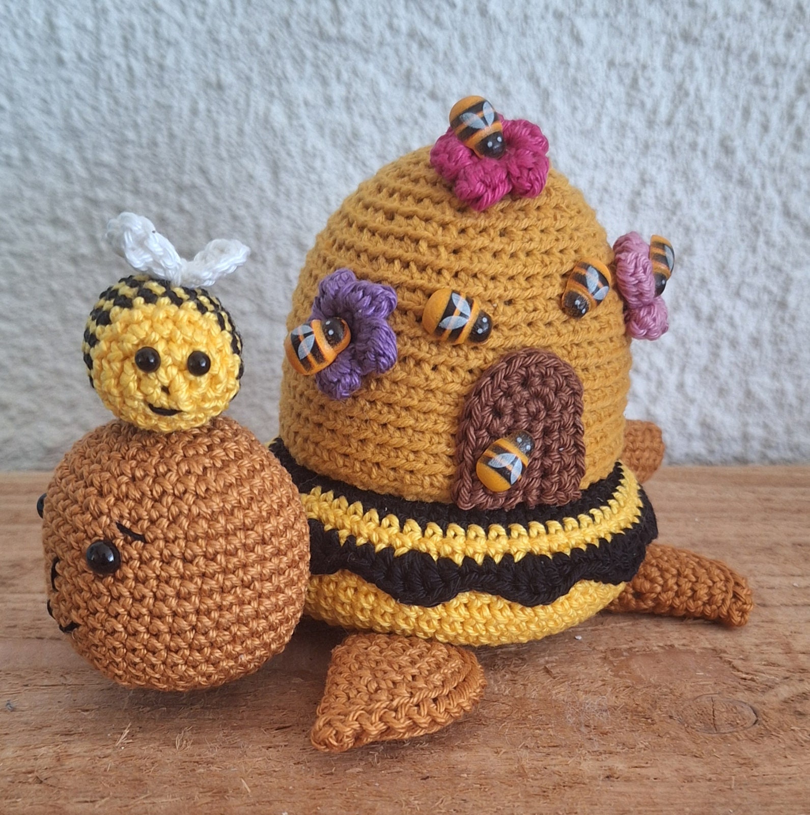 PDF Pattern Crochet: Turtle With Beehive - Pattern ONLY - English and ...